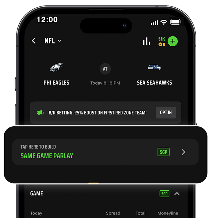 Same Game Parlay | DraftKings Sportsbook